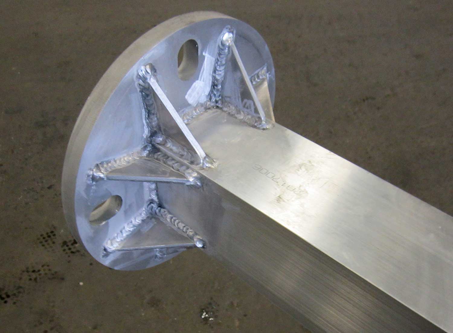 Aluminum Repair - Municipal Street Light Post